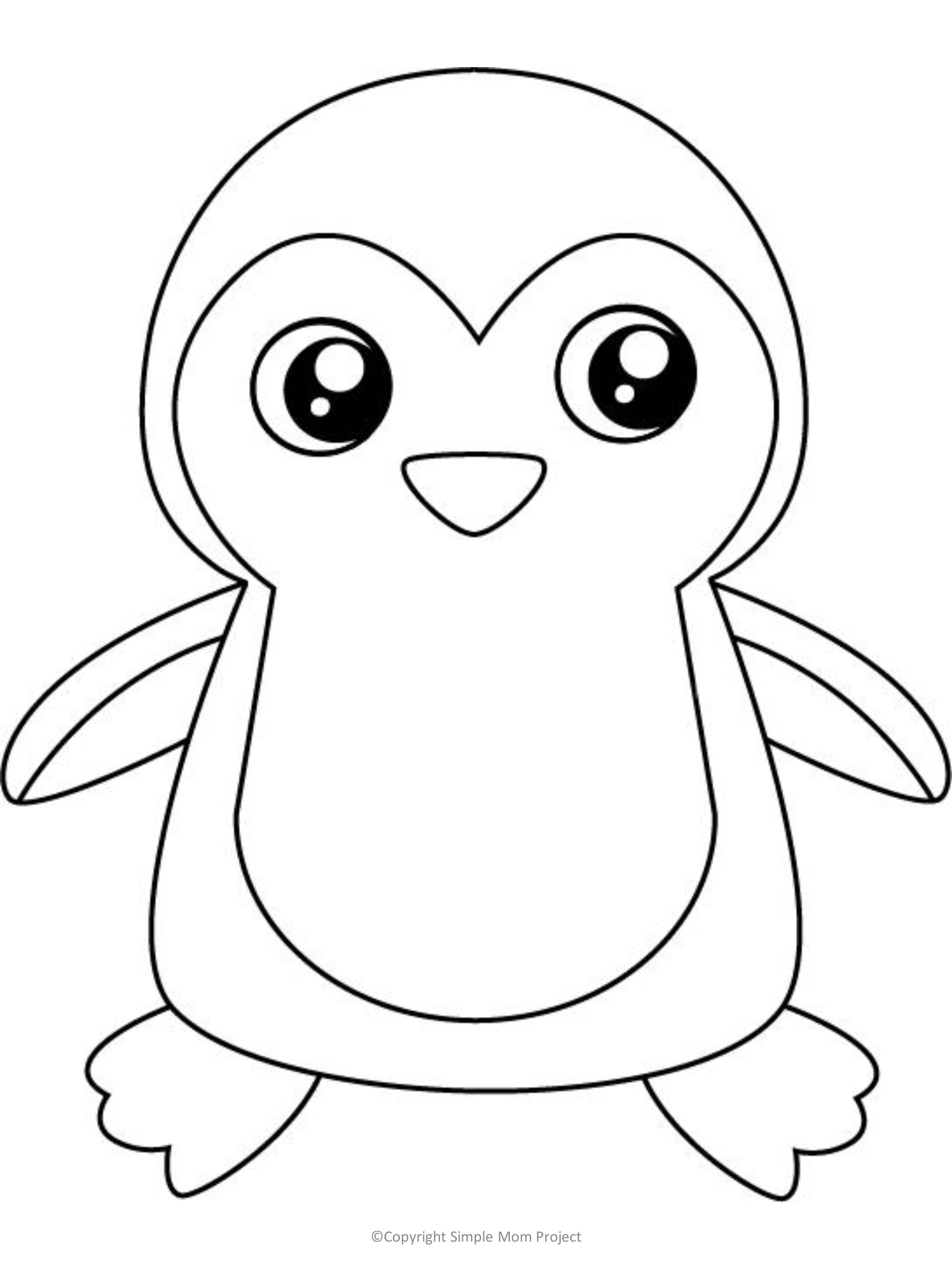 Free Printable Penguin Template (Easy Winter Craft for Kids) - Simple ...