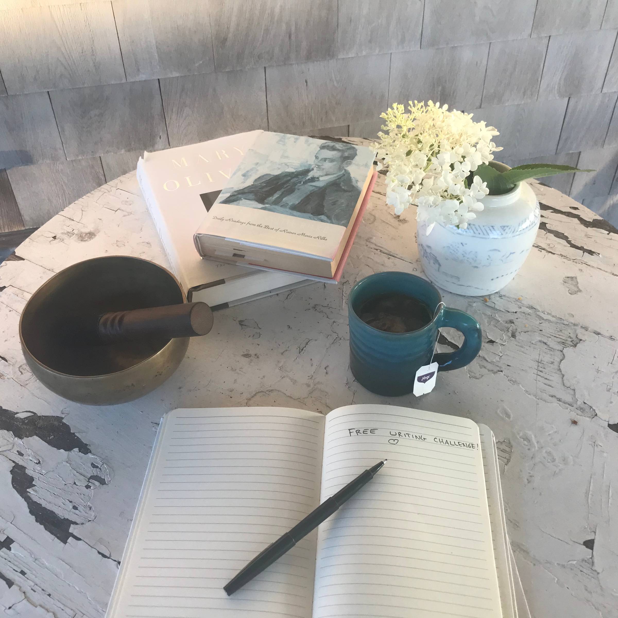 Free mindful embodied writing challenge