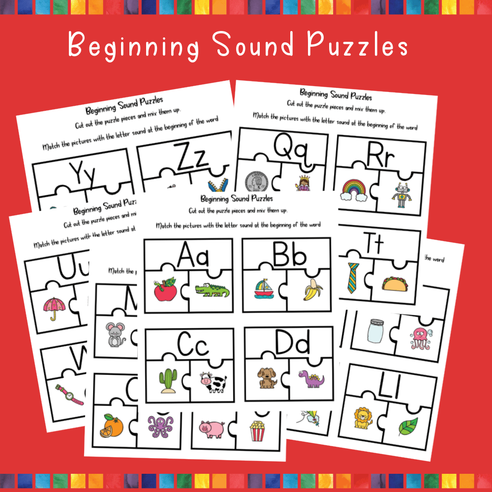 Beginning Sound Puzzles