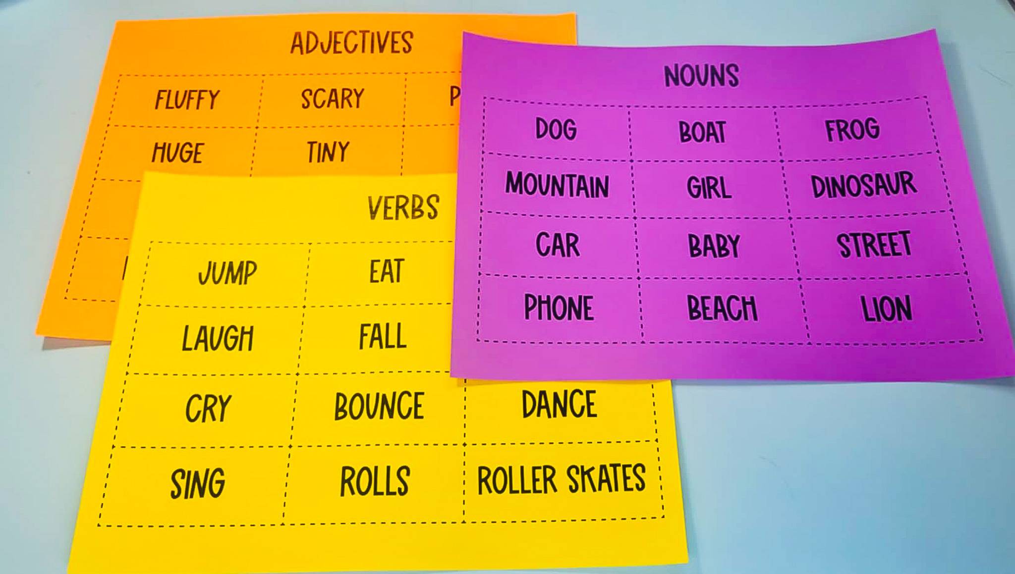 Silly Sentence Building Activity