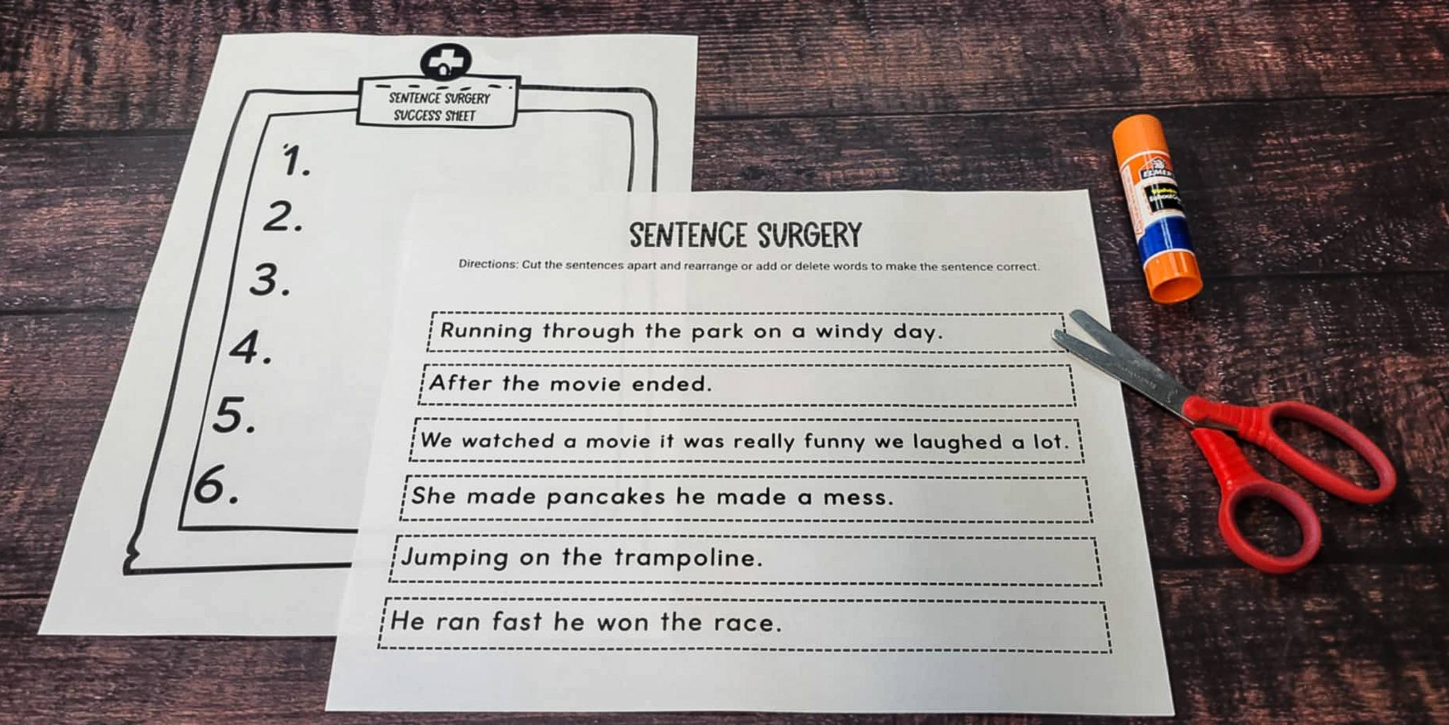 Hands on Grammar Activities for Kids