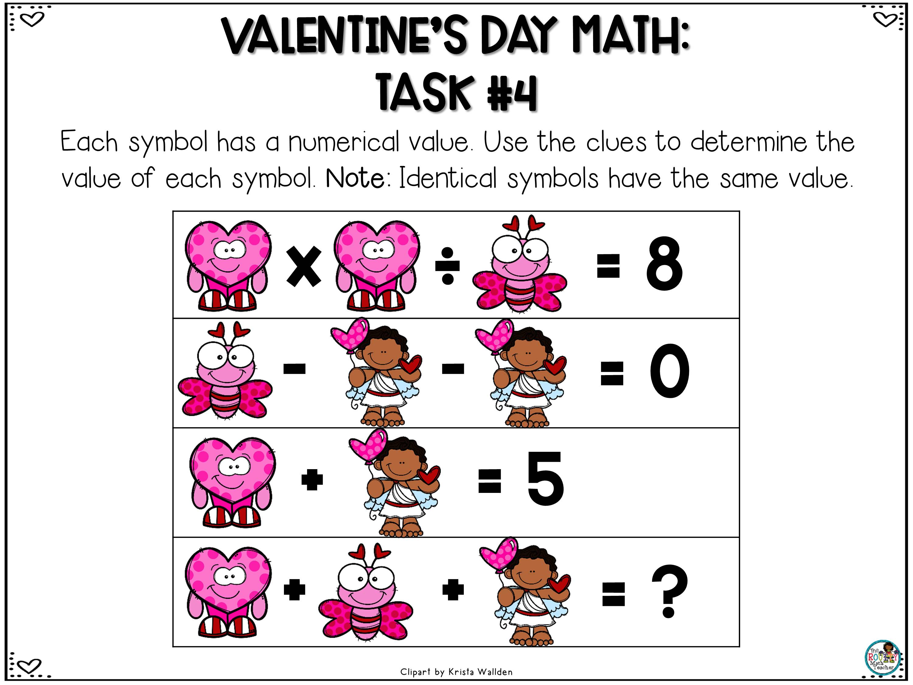 Valentine Math Activities