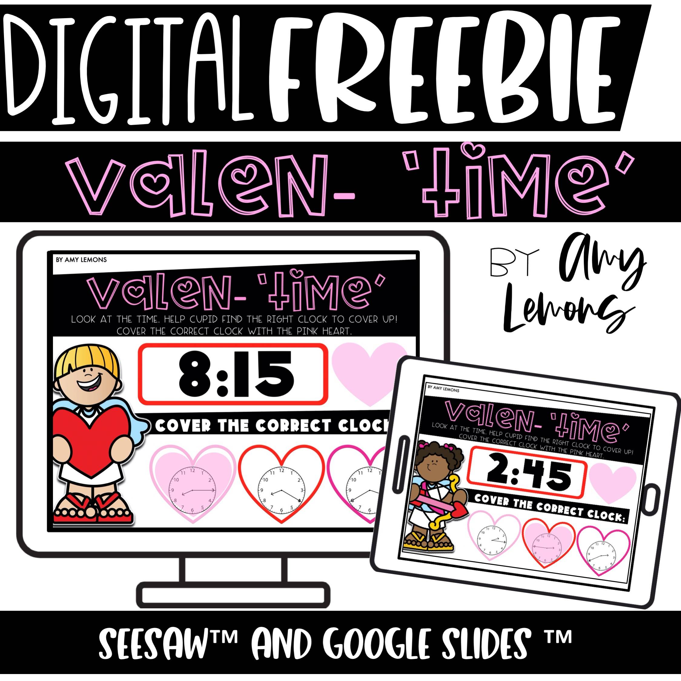 FREE Valentine Math Activity - Amy Lemons