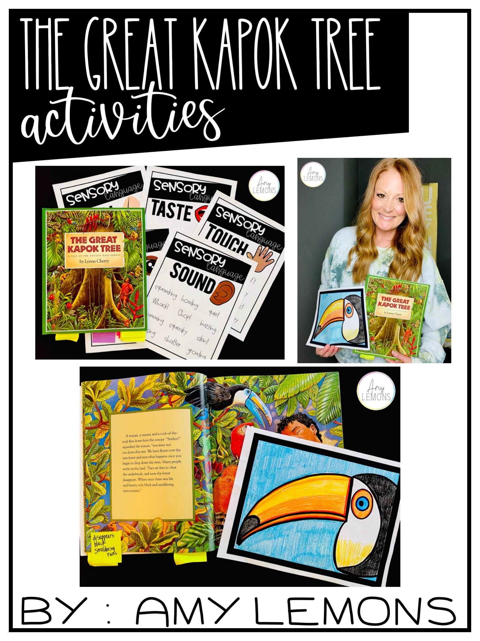 The Great Kapok Tree with FREEBIES - Amy Lemons