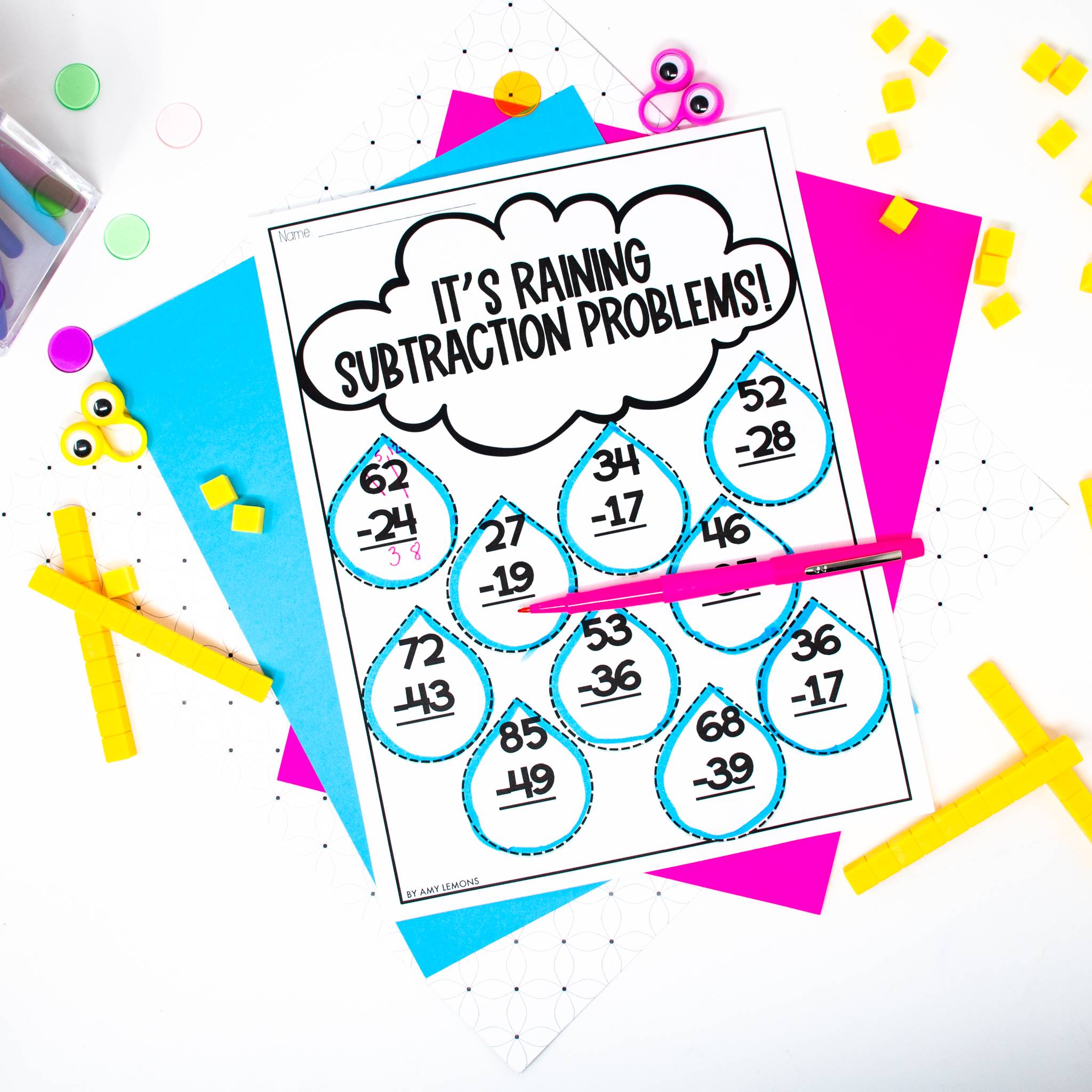 Subtraction With Regrouping Tips And Tricks Amy Lemons