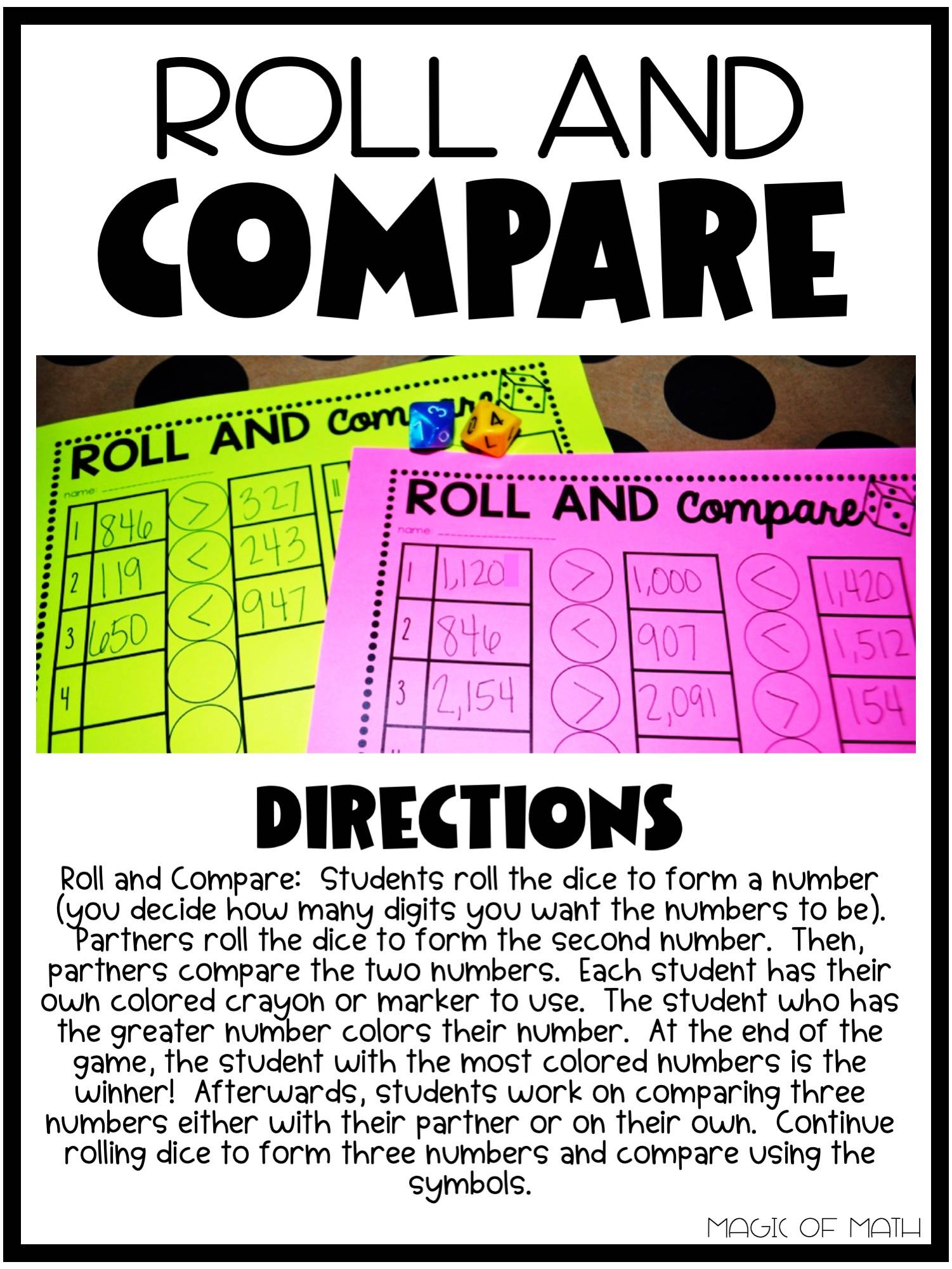 5 Fun Ways to Teach with Dice - Amy Lemons