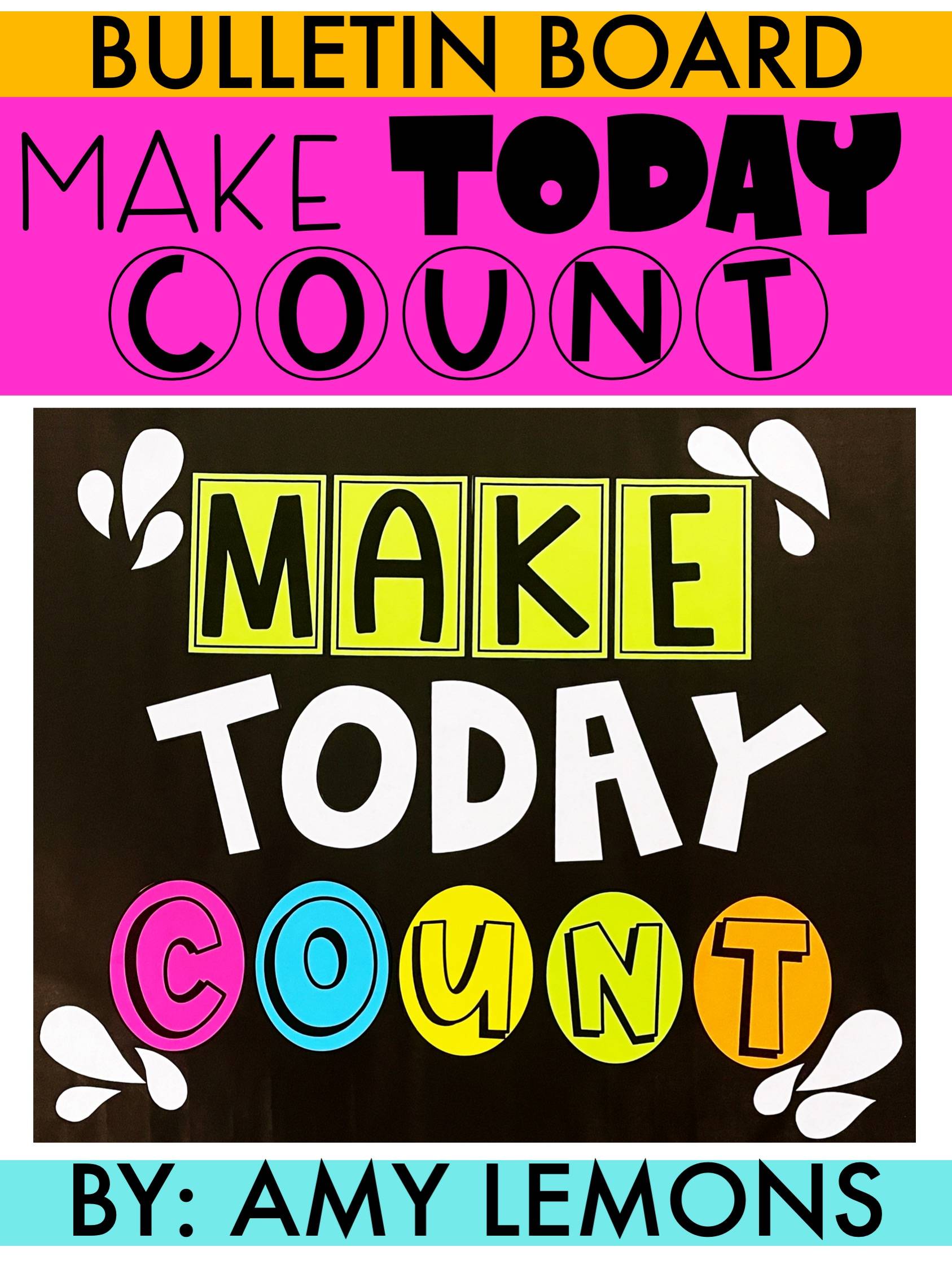 Easy to Prep Bulletin Board Ideas plus a FREEBIE! - Amy Lemons