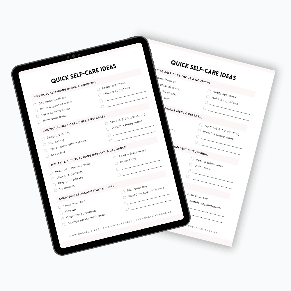 61 Easy 5 Minute Self Care Ideas for a Busy Life - Oh She Listens