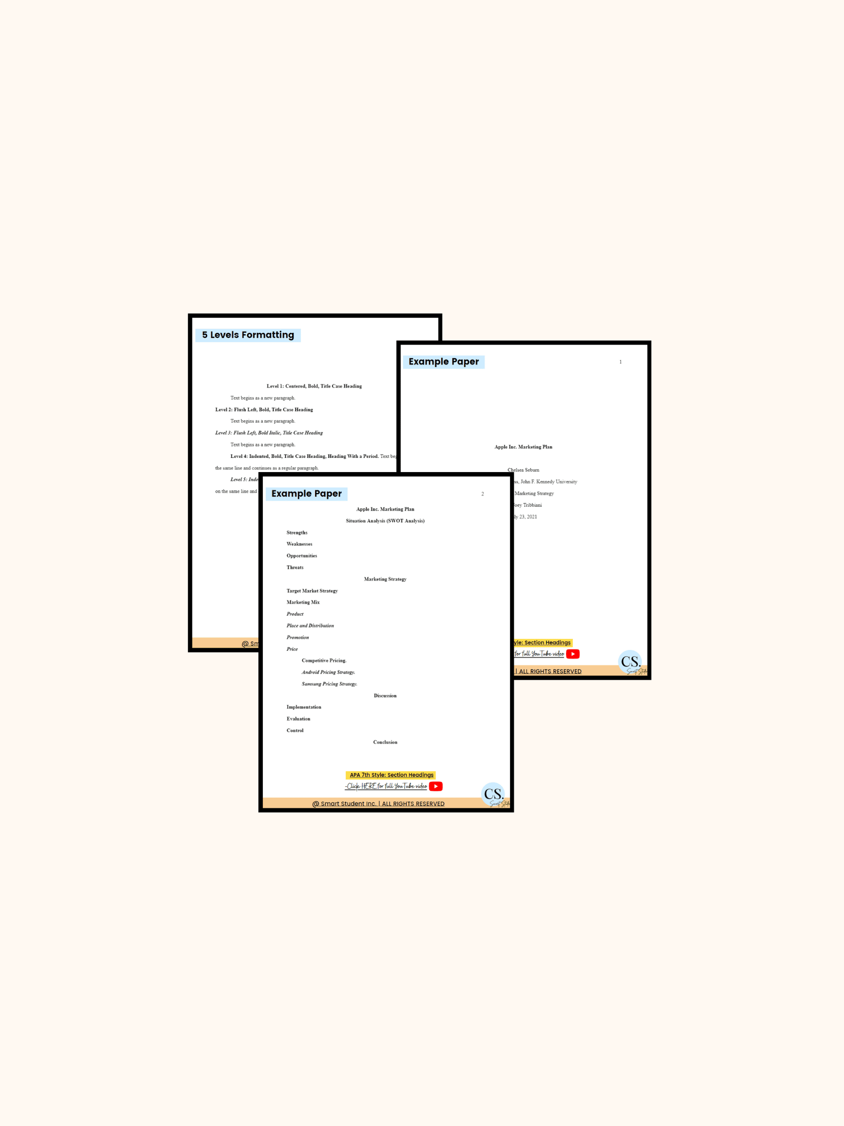 📝Section Headings