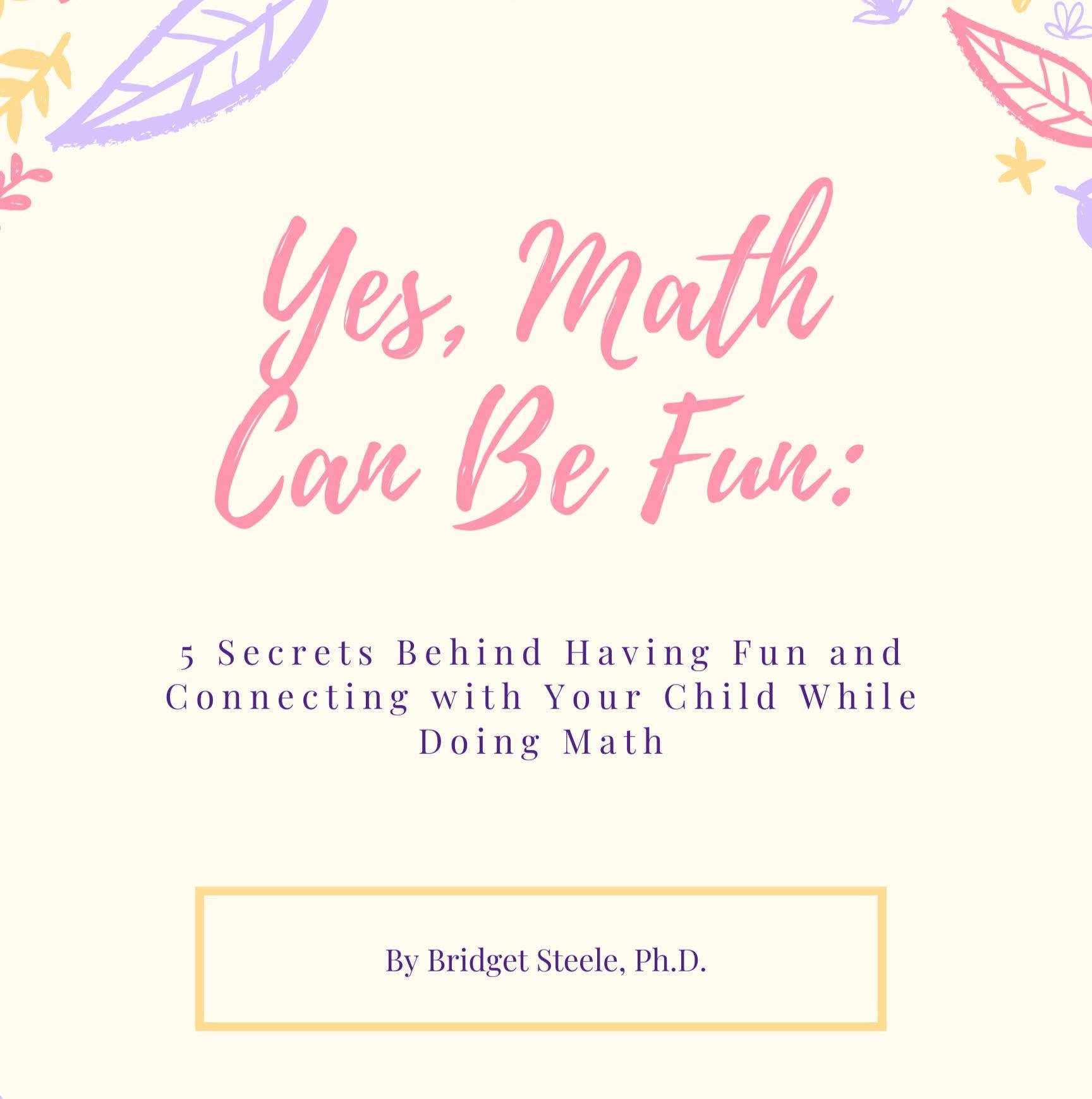 Yes, Math Can Be Fun