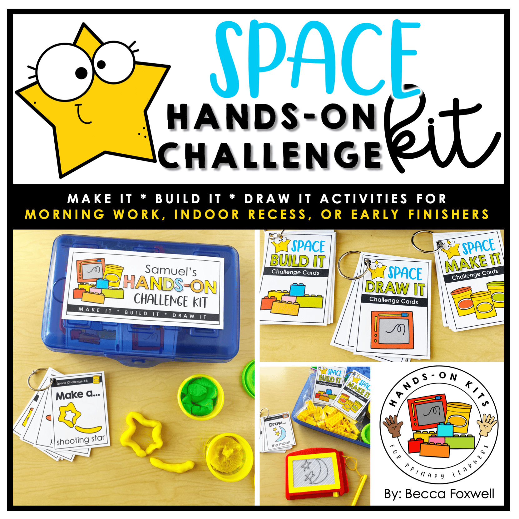 Hands-On Challenge Kit for morning work, indoor recess, or early finishers