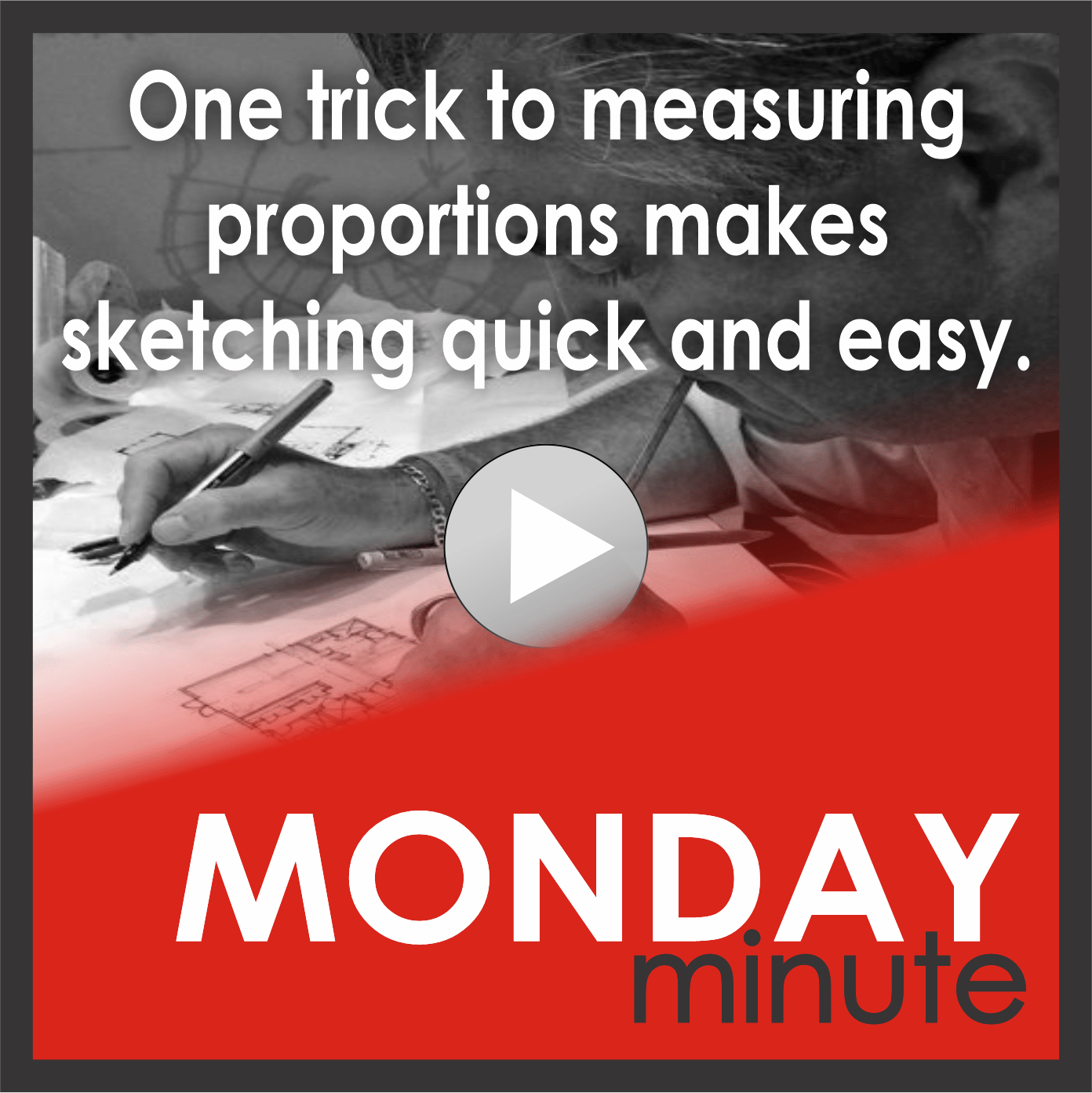 One trick to measuring proportions makes sketching quick and easy ...