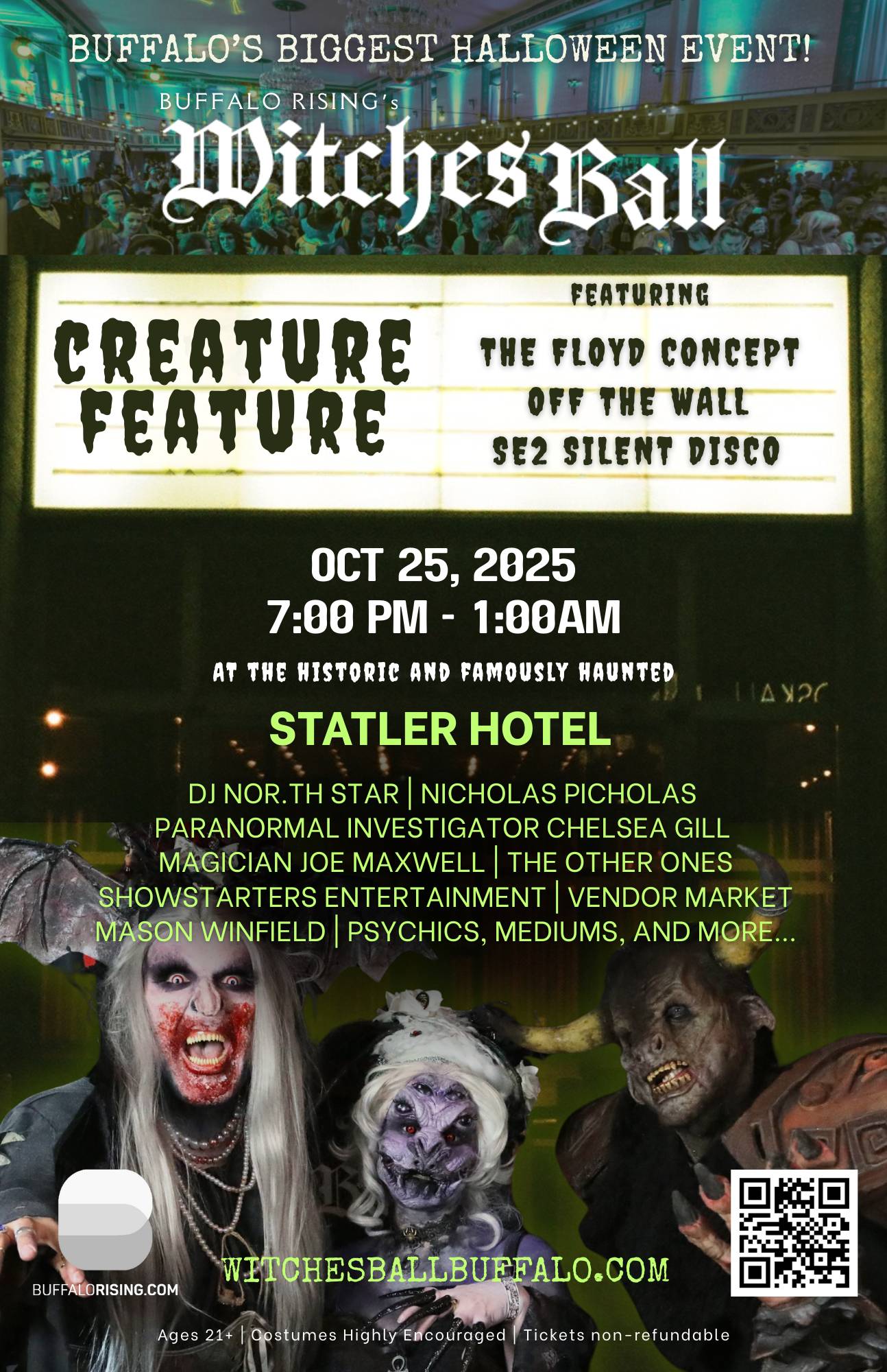 BUFFALO RISING'S WITCHES BALL: CREATURE FEATURE: Unleash Your Inner ...