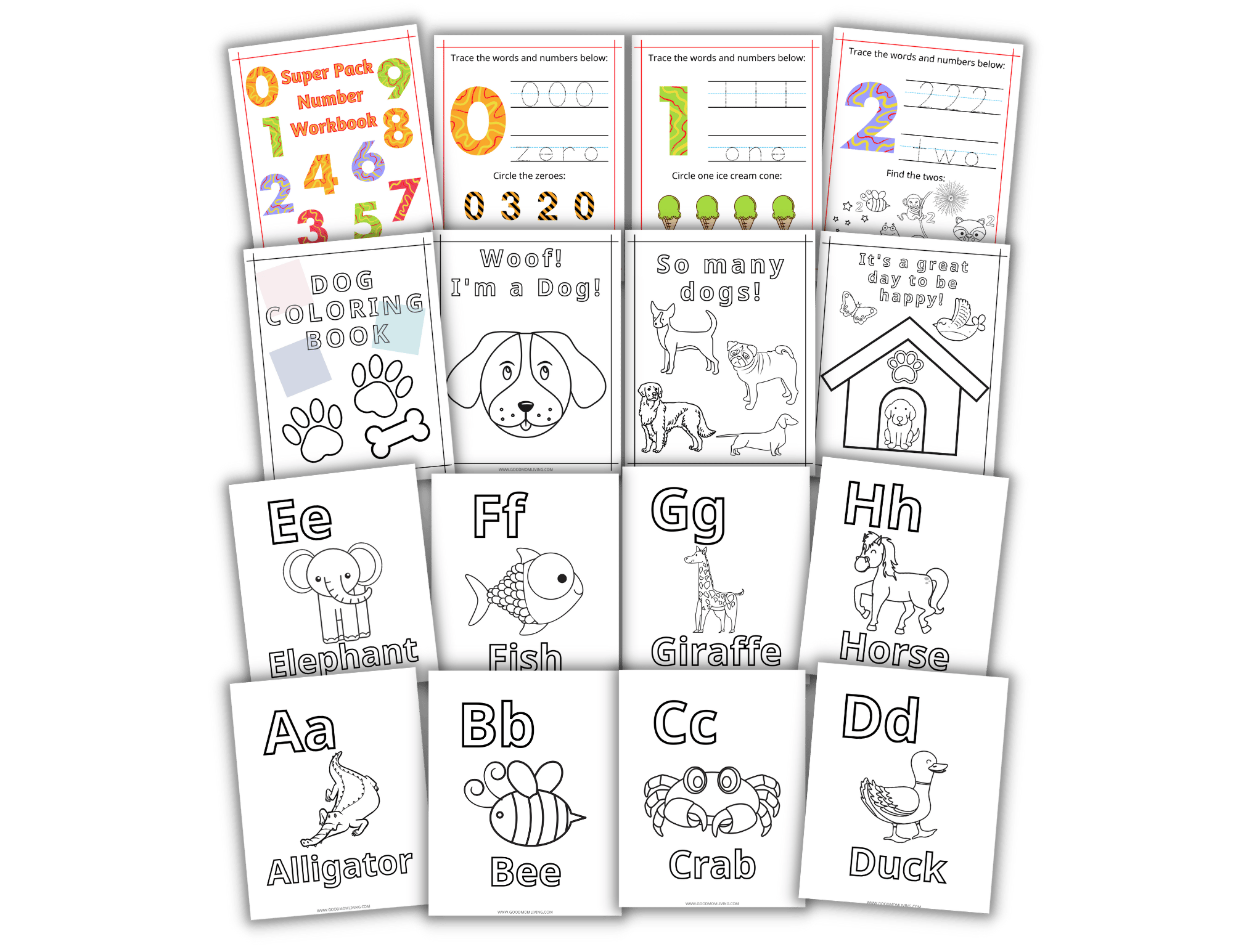 The Ultimate Preschool Busy Book: Amazing Alphabet Coloring Pages!