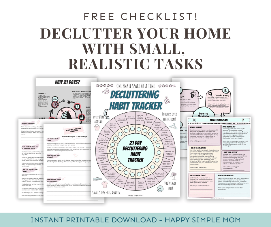 Day 1 Decluttering Habit Challenge…it’s here!!!!