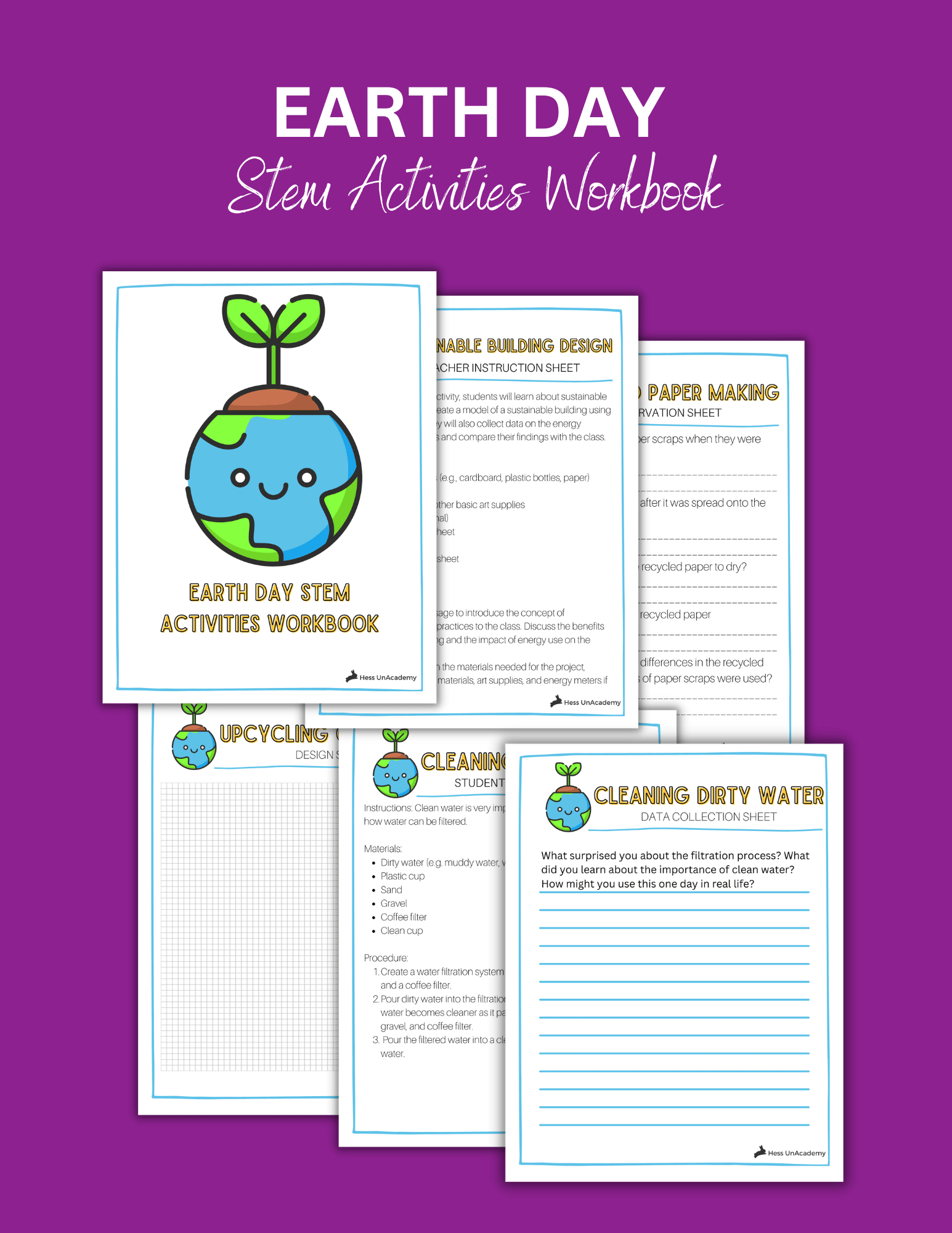 Earth Day STEM Activities Workbook TW
