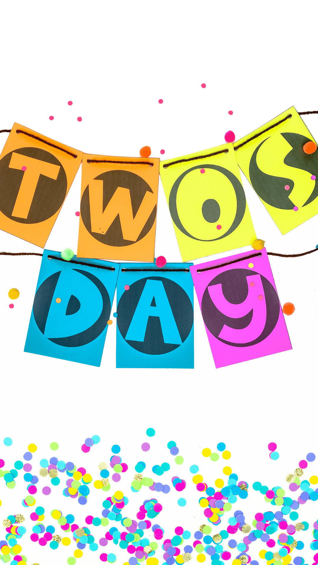 Two's Day Celebration Sign