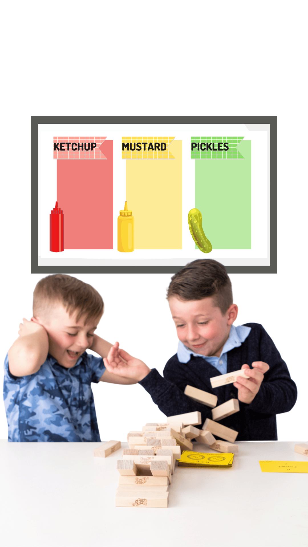 Ketchup Mustard Pickles Template