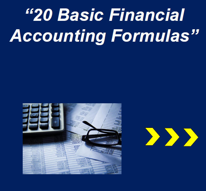 Basic Financial Accounting Formula