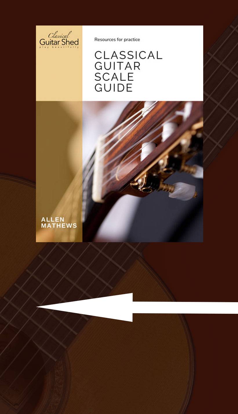 Download the Classical Guitar Scale Guide!